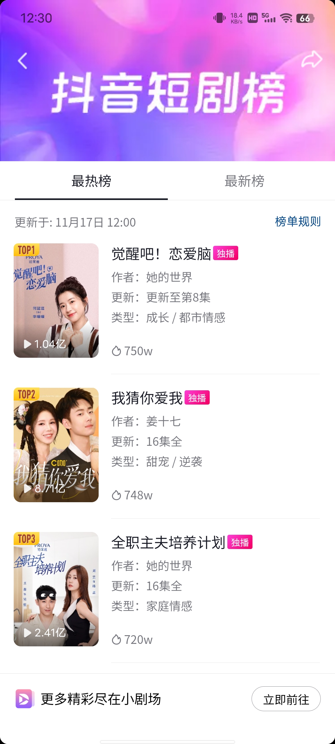 抖音短剧帮Top123都是完美世界的她的世界_完美世界(002624)股吧_东方财富网股吧