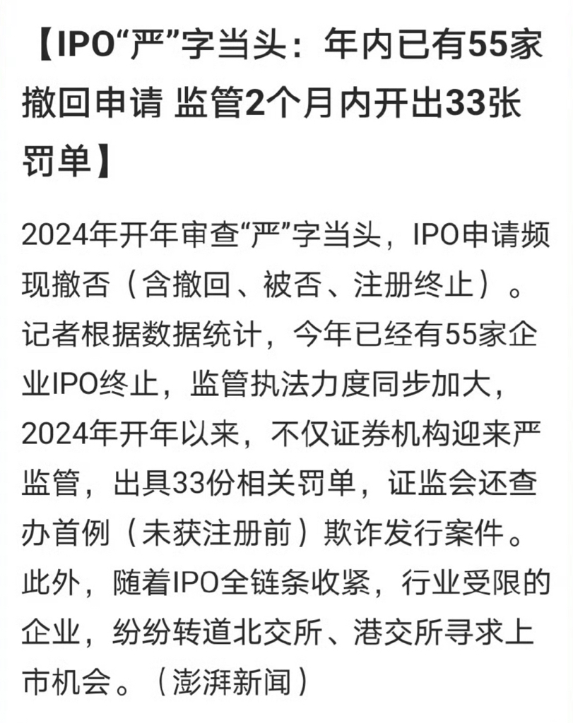 A股迎来强监管：55家企业IPO终止，欺诈发行首例被查办_财富号_东方财富网