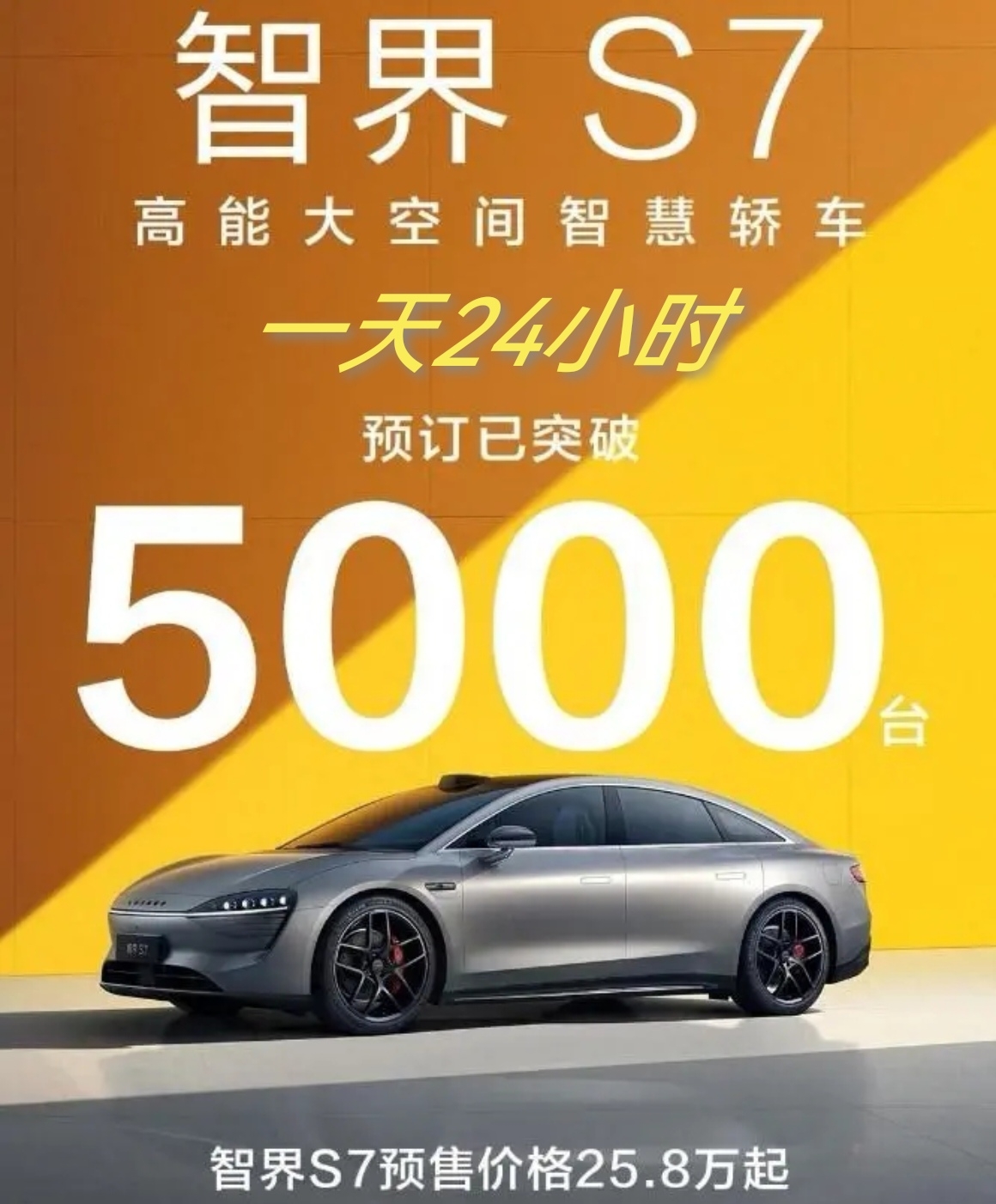 小米雷军SU7一天订单8.8898万台，华为智界S7一天订单0.5万台新问界M7第一天订单1.5万台余承东宣布智界S7大规模交付_财富号_东方财富网