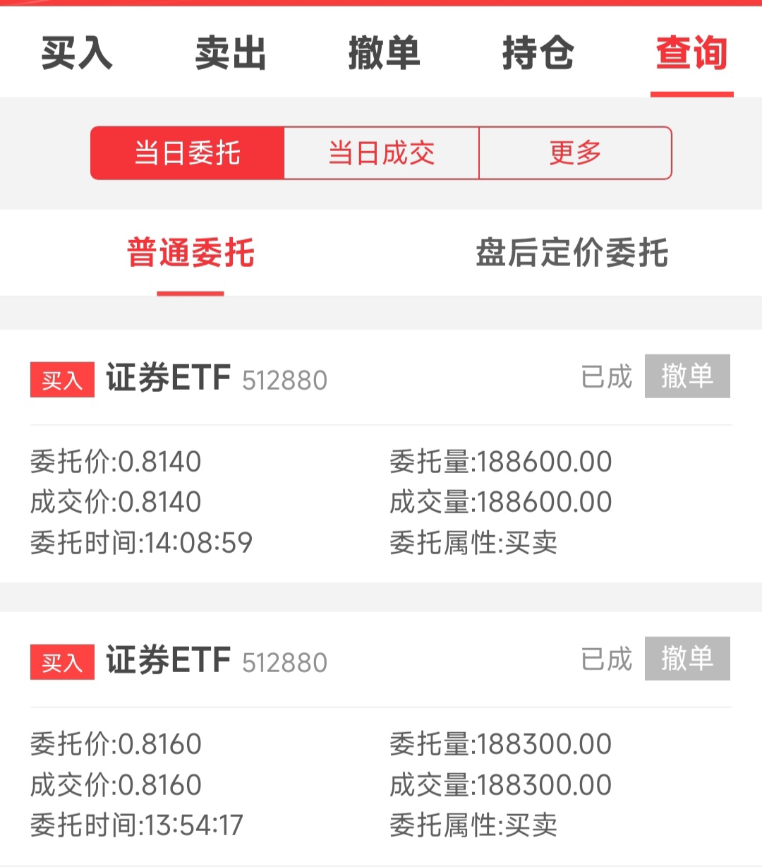 今天继续做T。_证券ETF(sh512880)股吧_东方财富网股吧