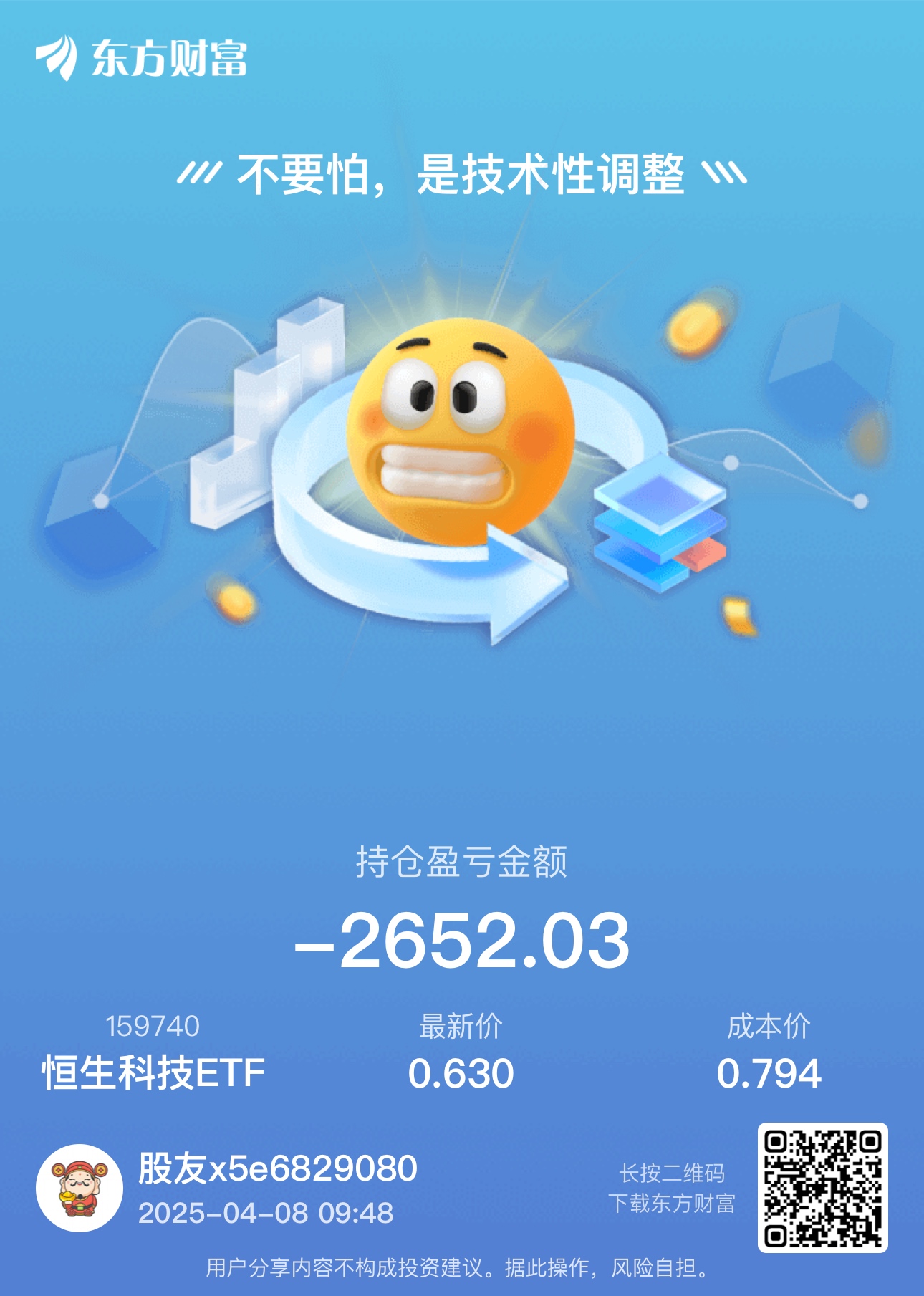 各位都是什么时候买的_恒生科技ETF(sz159740)股吧_东方财富网股吧