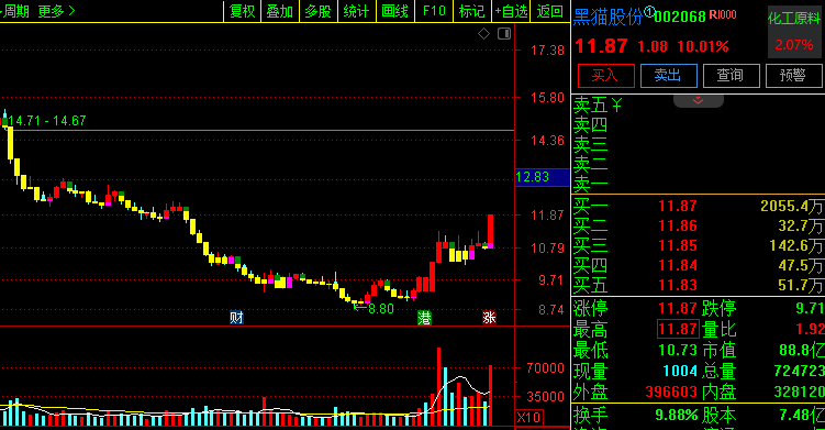 黑猫股份延续涨停分析：锂电级导电炭黑+炭黑+PVDF+拟设立子公司_财富号_东方财富网