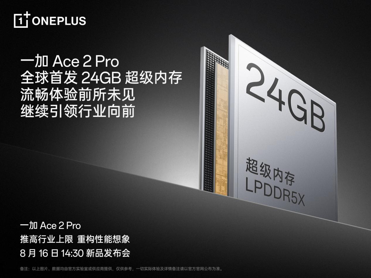 全球首发 24GB 超级内存 一加 Ace 2 Pro 再造流畅新巅峰_财富号_东方财富网