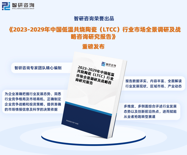 低温共烧陶瓷（LTCC）行业现状！2023年中国低温共烧陶瓷（LTCC）行业市场研究报告（智研咨询）_财富号_东方财富网