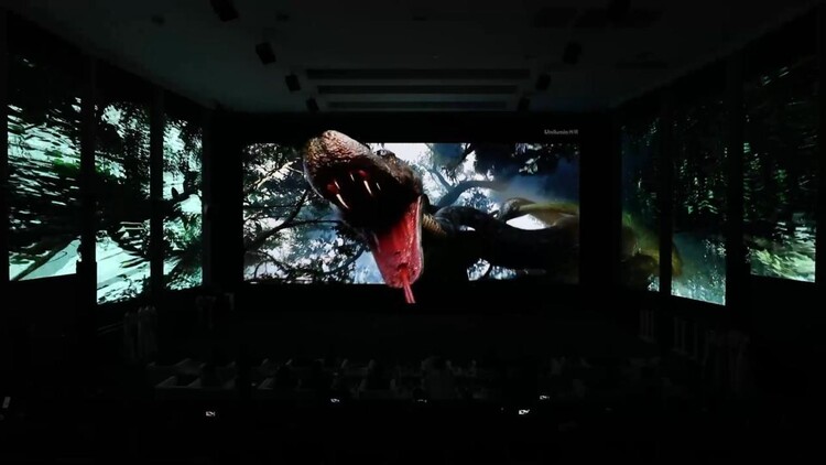 全国首个沉浸式LED影厅亮相海南，洲明UCINE实现裸眼3D全新观影模式_财富号_东方财富网