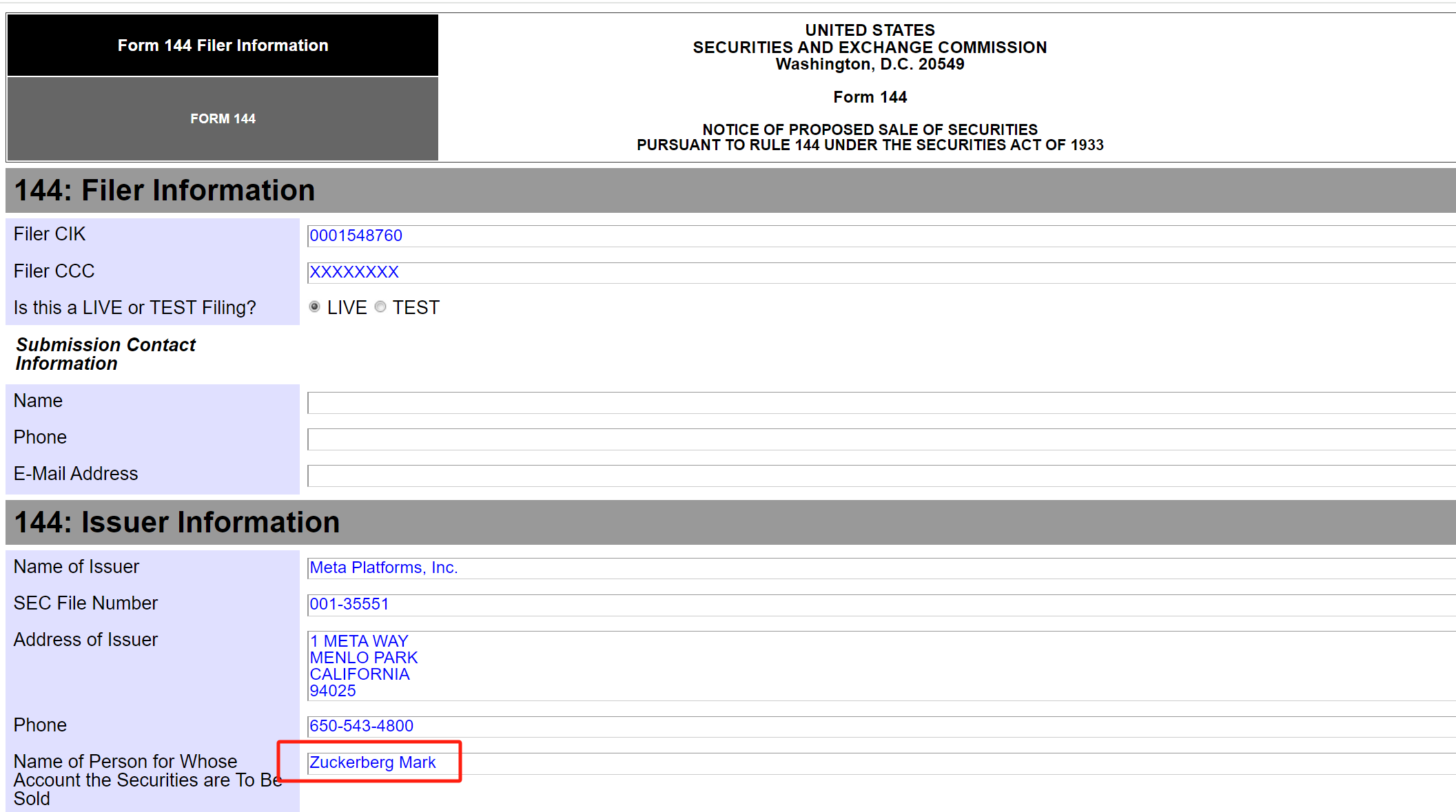 连抛两个月？扎克伯格套现Meta超4亿美元！_财富号_东方财富网