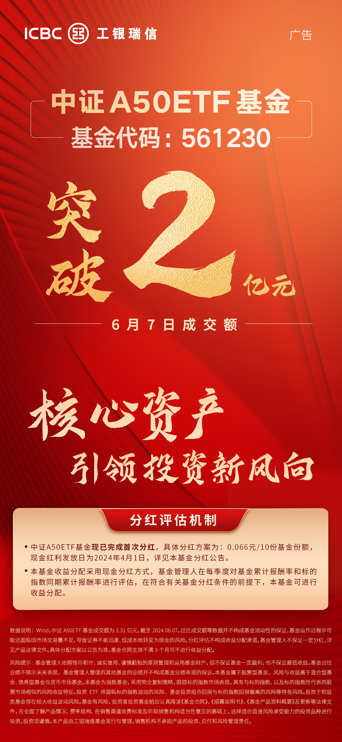 中证A50ETF基金6月7日成交额突破2亿元！_财富号_东方财富网