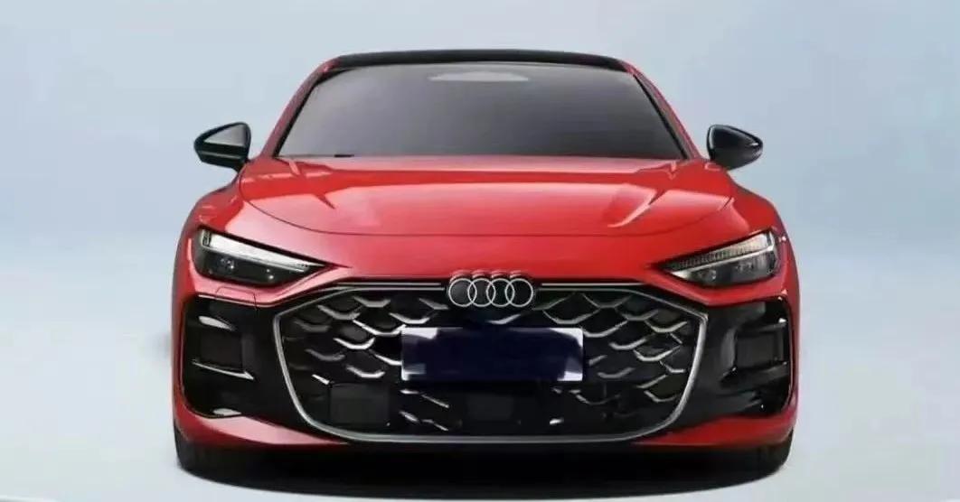 红色车身 + 轿跑姿态，上汽奥迪 A5L 实车曝光_财富号_东方财富网