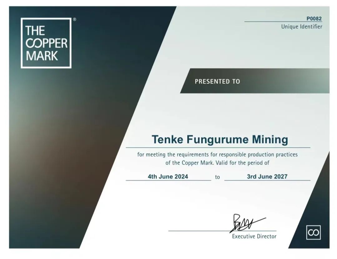 洛阳钼业旗下TFM成为非洲首个获得铜标志（The Copper Mark）认证的矿山_财富号_东方财富网