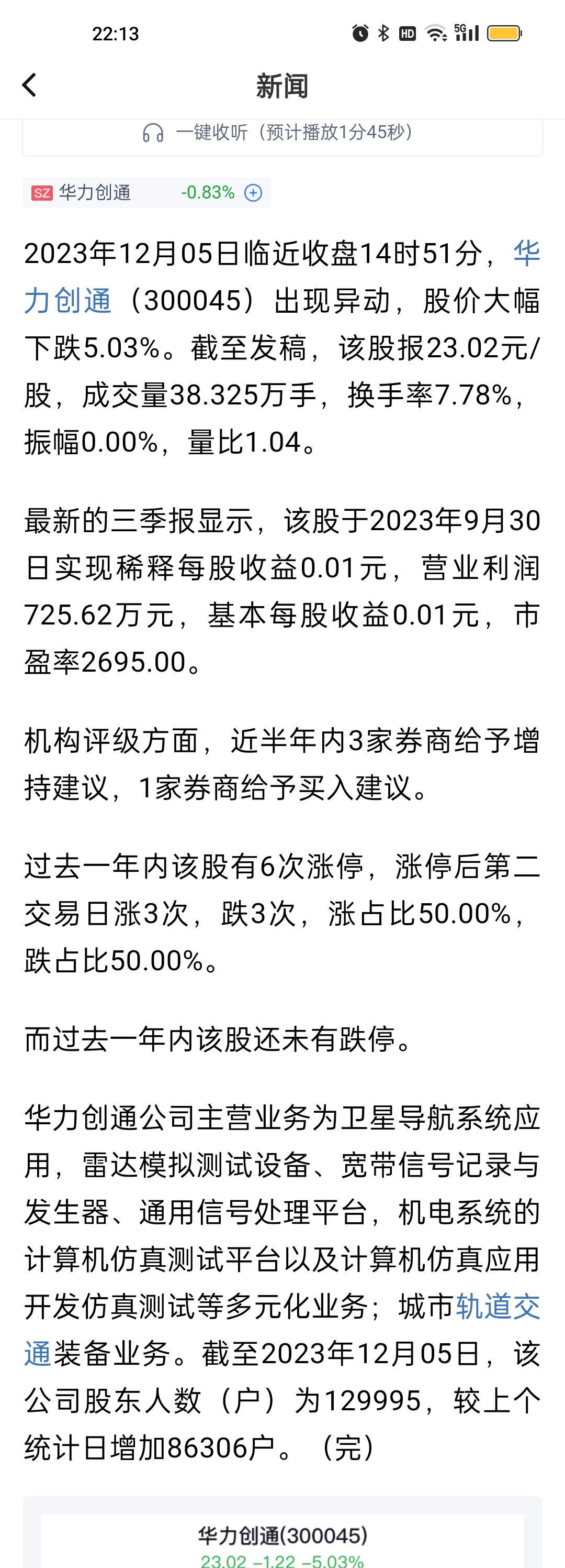 $华力创通(SZ300045)$_华力创通(300045)股吧_东方财富网股吧