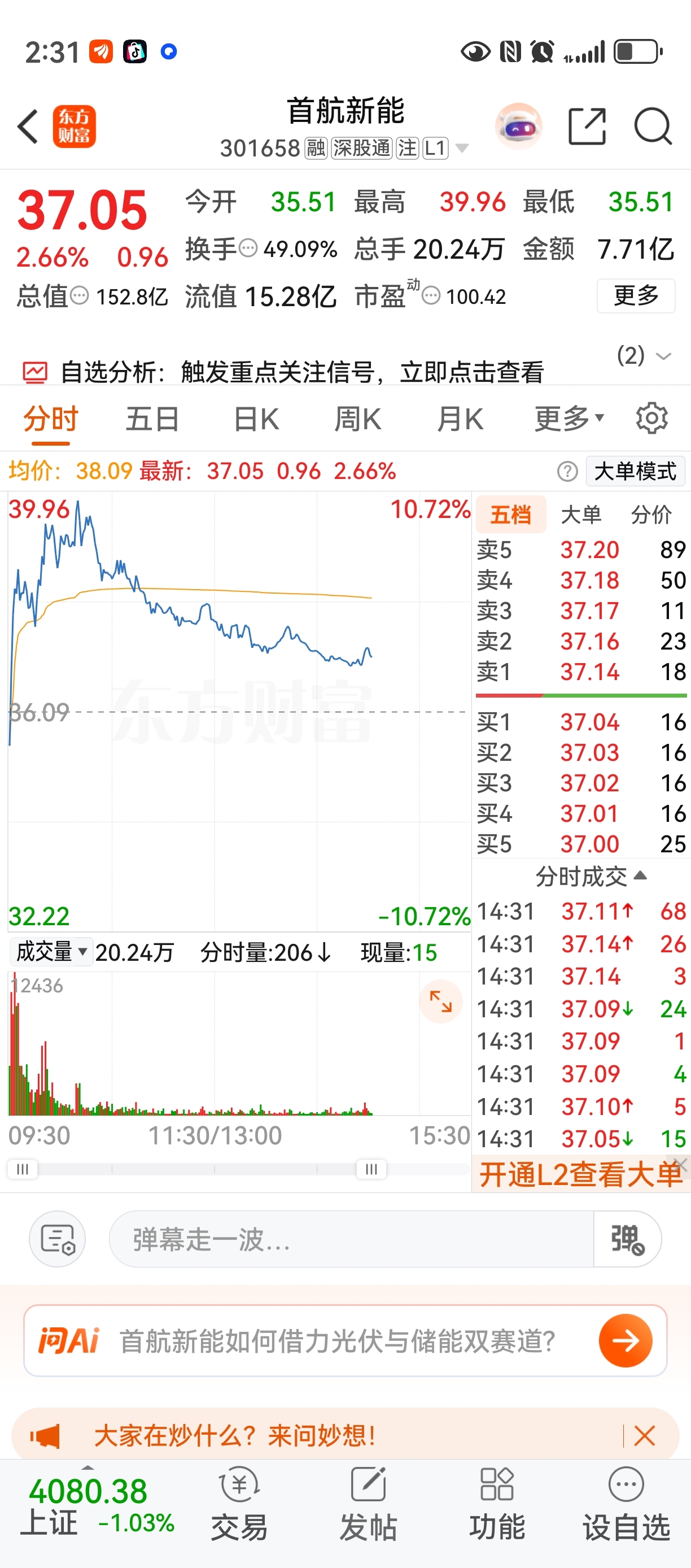 告诉你要遛_首航新能(301658)股吧_东方财富网股吧